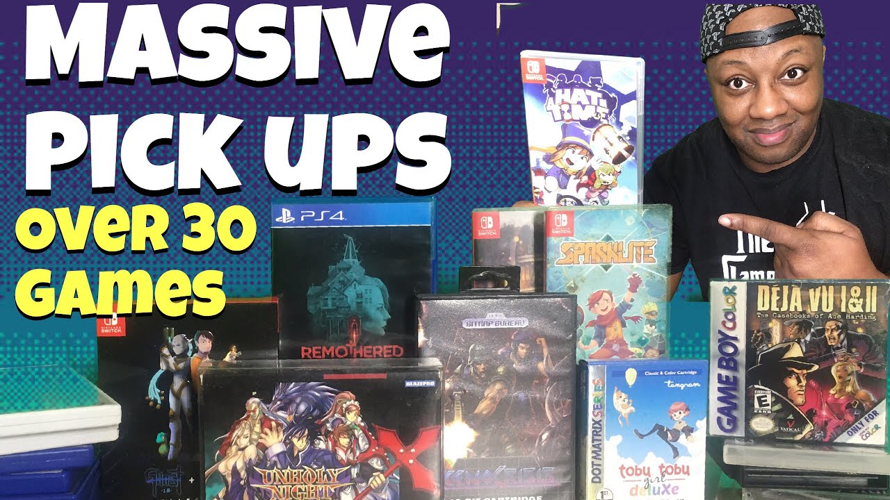 MASSIVE GAME PICK UPS - YouTube