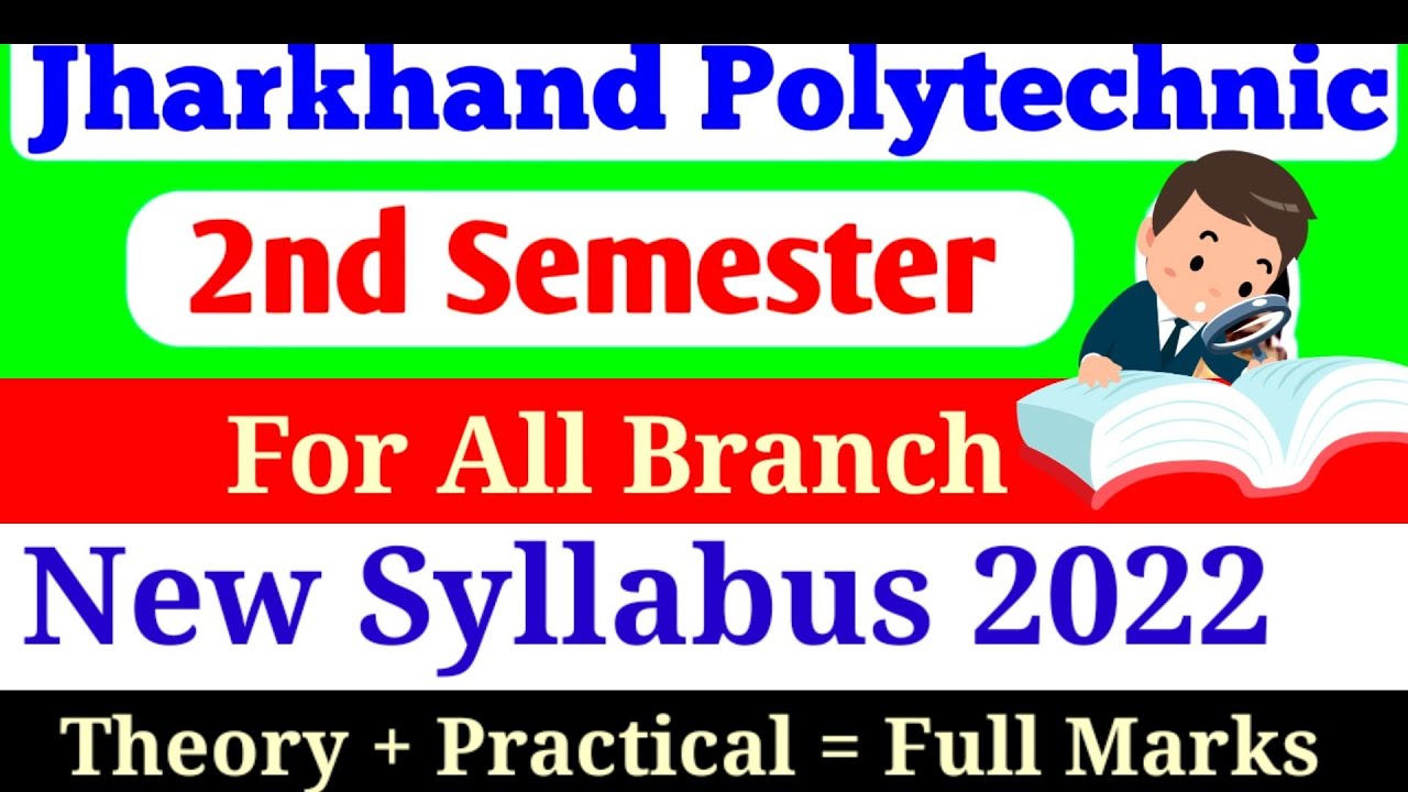 Polytechnic/Diploma 2nd Semester Syllabus 2022 || For all Branch - YouTube