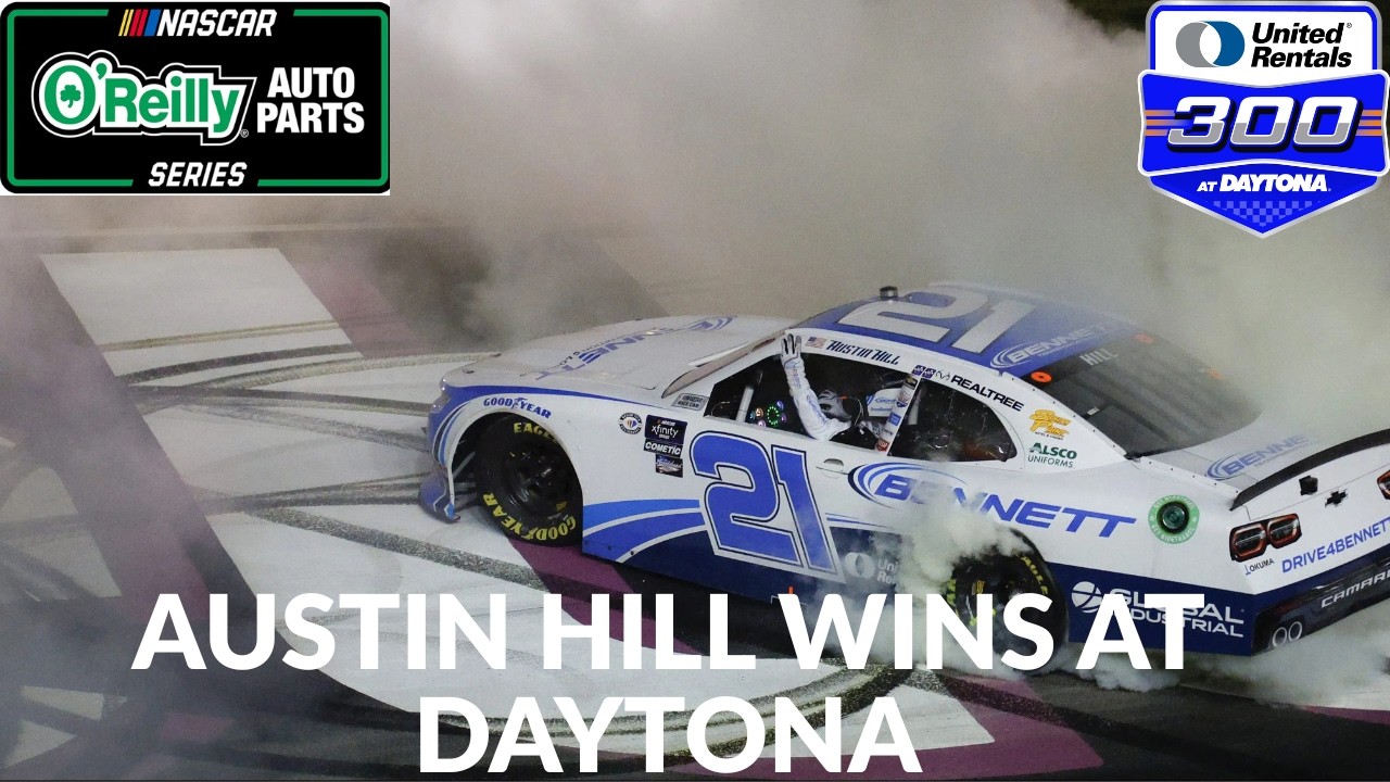 Austin Hill Wins At Daytona - YouTube
