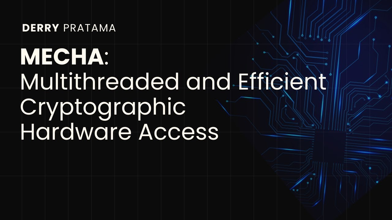 Mecha Multithreaded And Efficient Cryptographic Hardware Access Ask