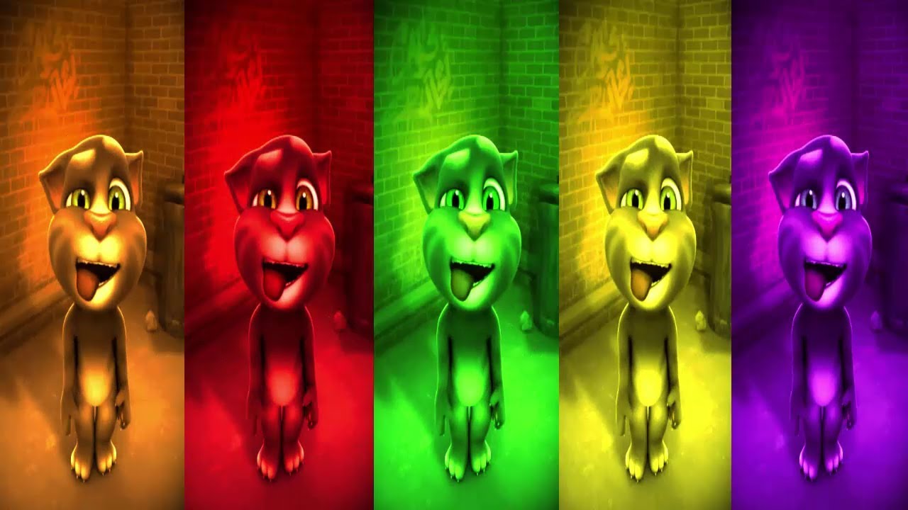 Baby Learn Colors With My Talking Tom - Colors For Children To Learn ...