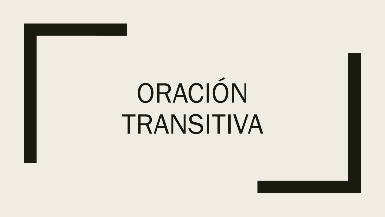 Estructura de la oracion transitiva - YouTube