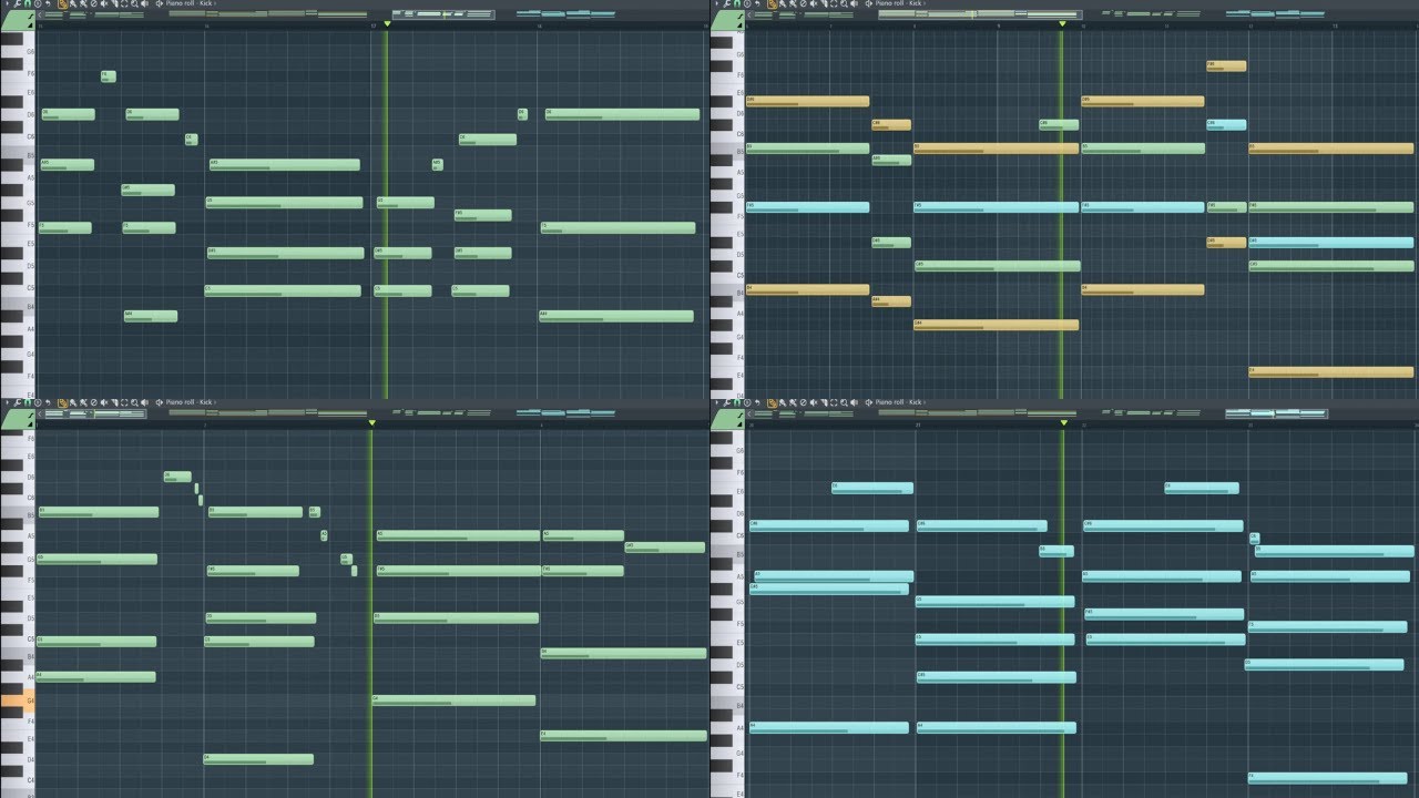 Four Chord Progressions for Relaxing Type Beats - YouTube
