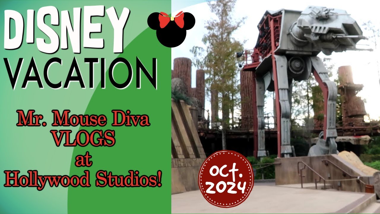 Disney World Vacation Hollywood Studios Star Tours Queue & Lunch at ...