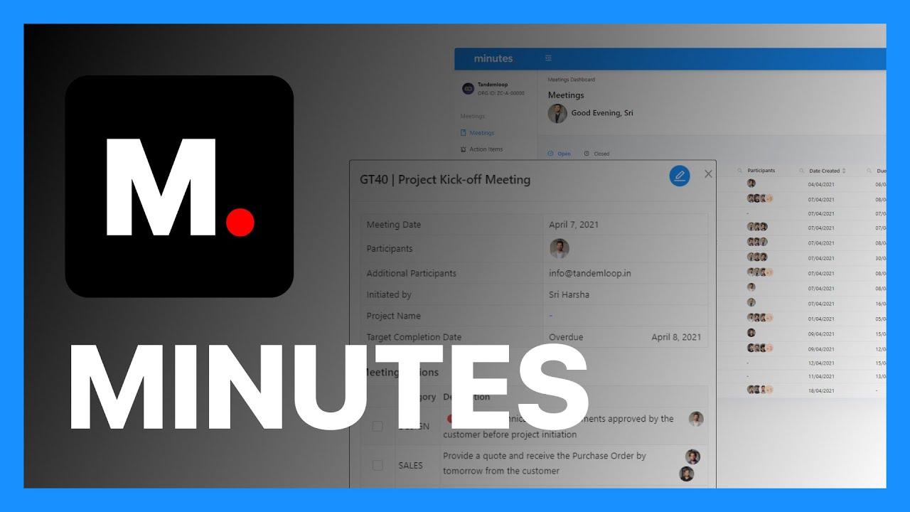 MINUTES - Make every meeting matter | Product Introduction - YouTube