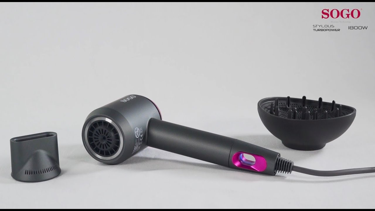 SOGO SEC-SS-3225 l SECADOR DE PELO l HAIR DRYER - YouTube
