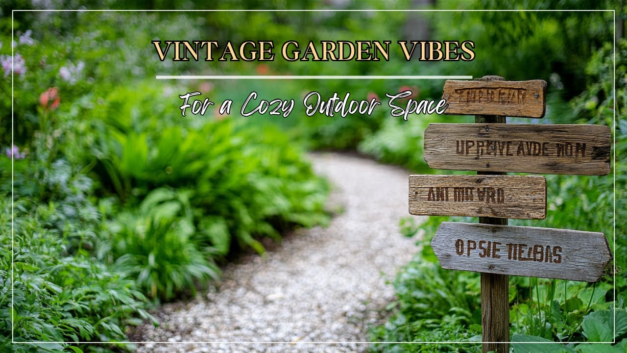 Vintage Vibes: Upcycled Small Garden Decor Ideas for a Rustic & Cozy ...