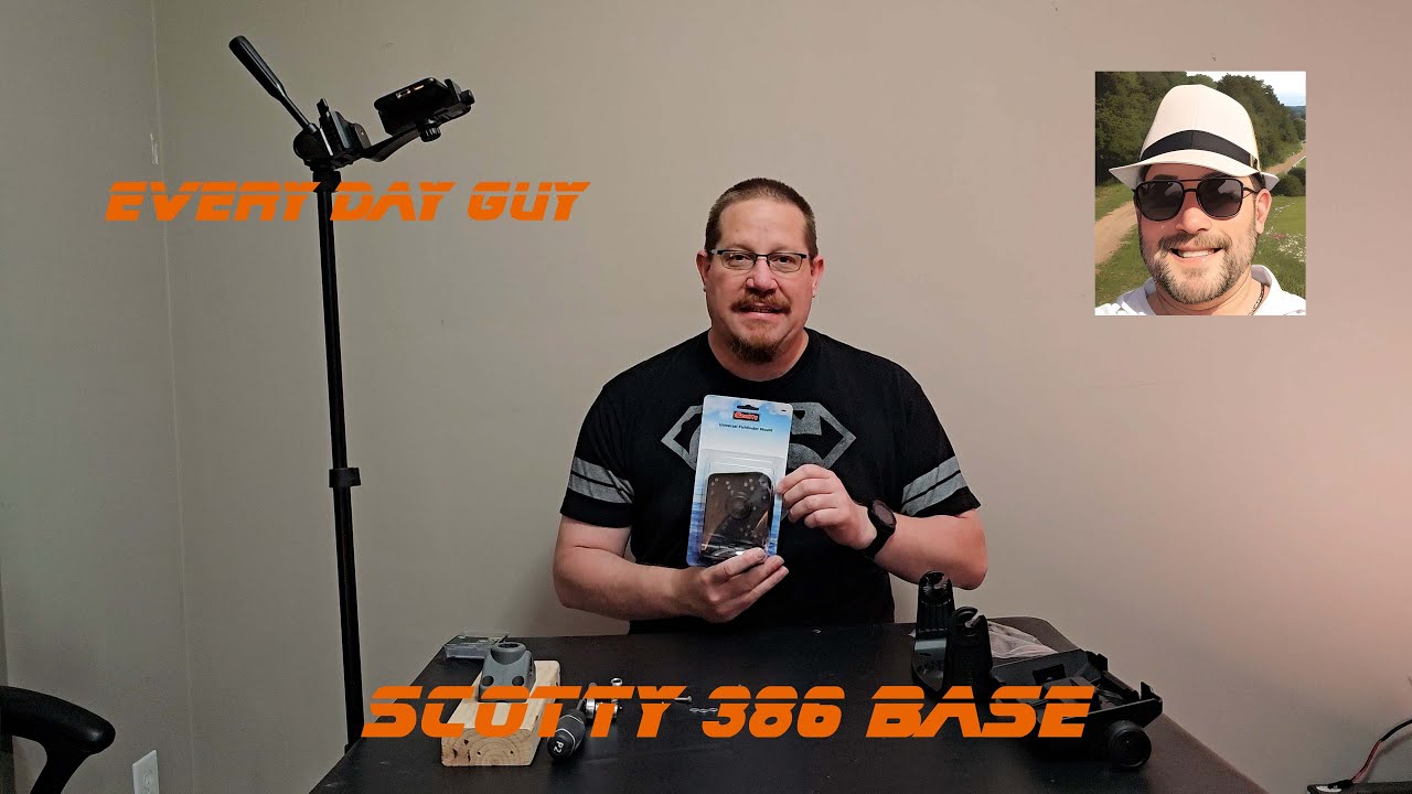 Scotty Mount 368 Installation for Garmin Fish Finder - YouTube