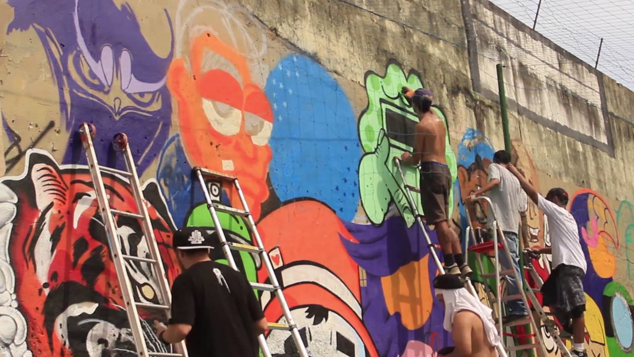 RJ VANDAL® - Sopa de personas - Graffiti Tijuca - YouTube