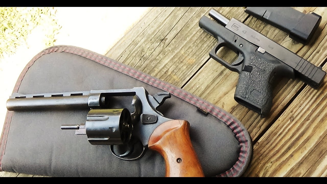 Shooting Glock 43 & German .44 Magnum. - YouTube