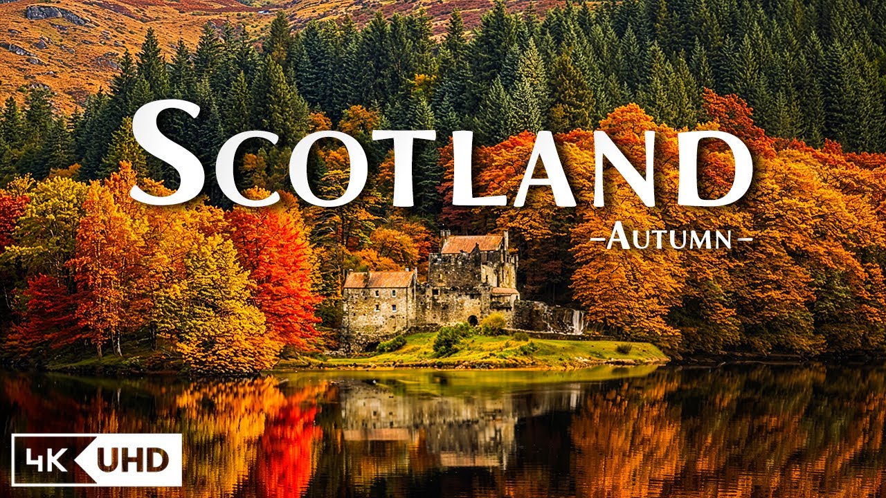 SCOTLAND 4K Autumn Aerial Film - The Most Beautiful Scenery in Scotland ...