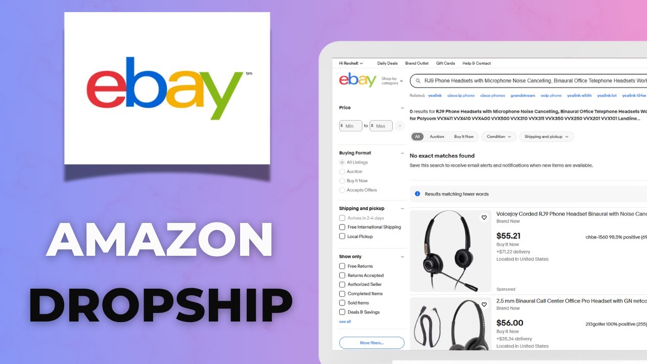 How to Dropship on eBay from Amazon Easy Method - YouTube