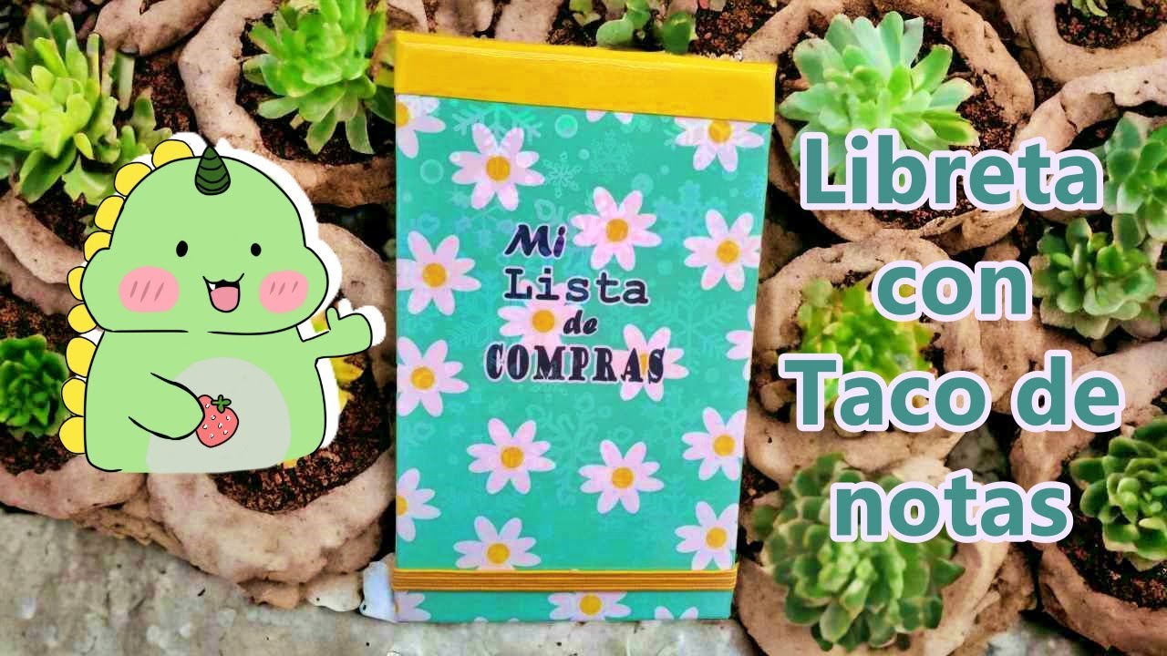 Como Hacer una Libreta para tacos de notas - YouTube