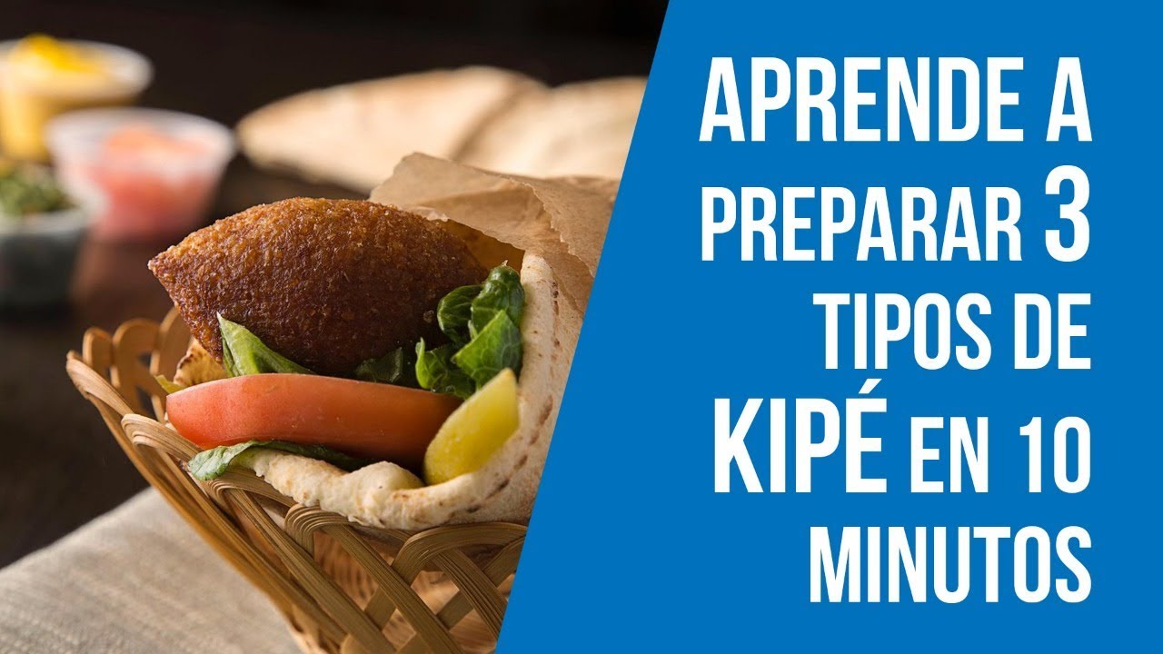 Aprende a preparar 3 tipos de kipes en menos de 10 minutos - YouTube
