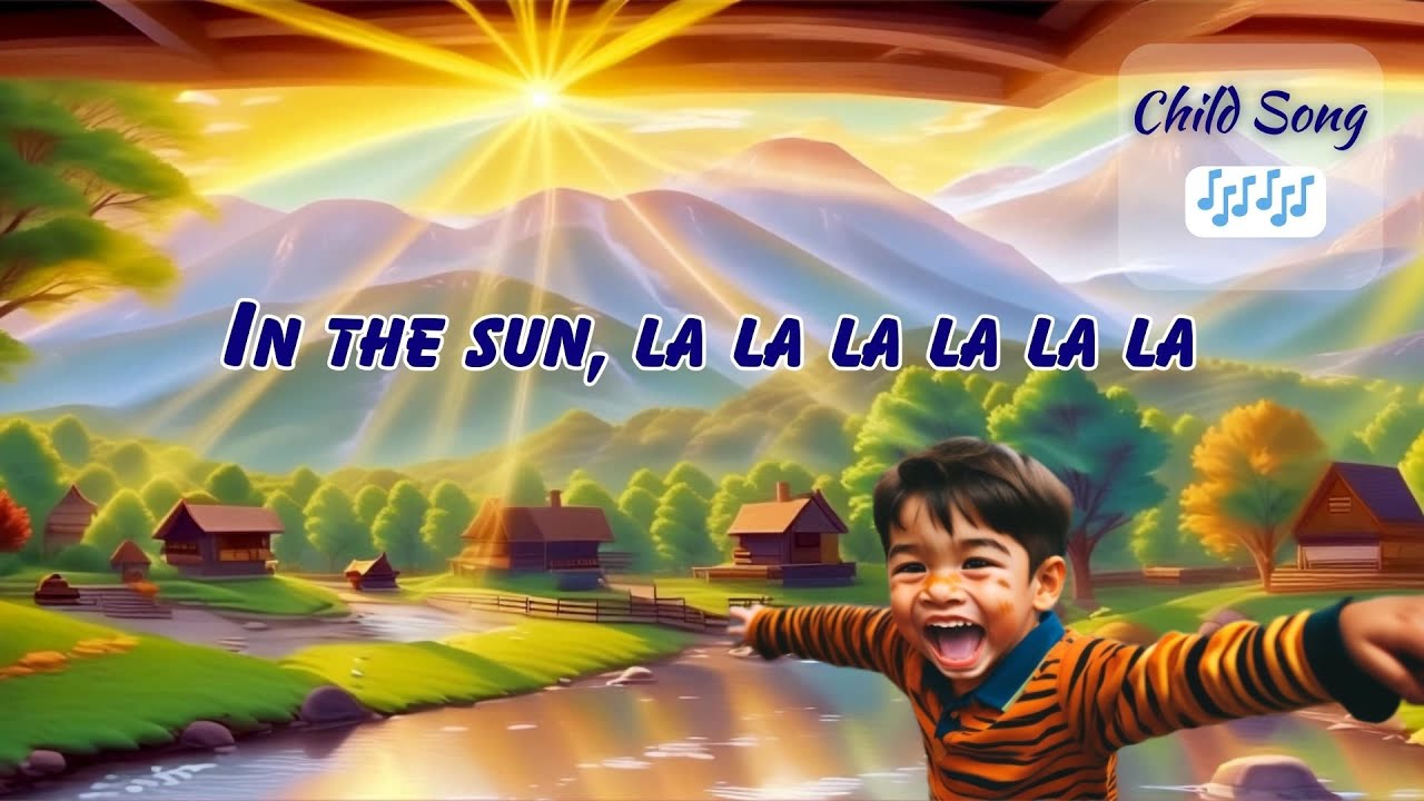 In the sun, la la la la la la | Song | Animation | Kids | children ...