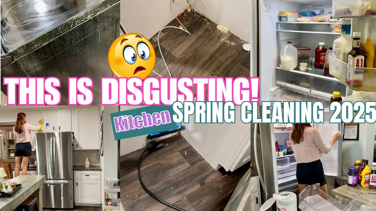 *NEW* SPRING CLEANING 2025 | DEEP CLEANING THE KITCHEN | tips ...