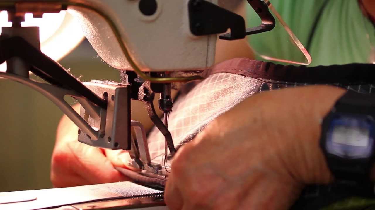 Bartacking the Synapse 25 backpack - YouTube