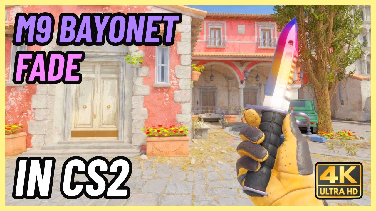 CS2 M9 Bayonet Fade | CS2 Knife In-Game Showcase [4K] - YouTube