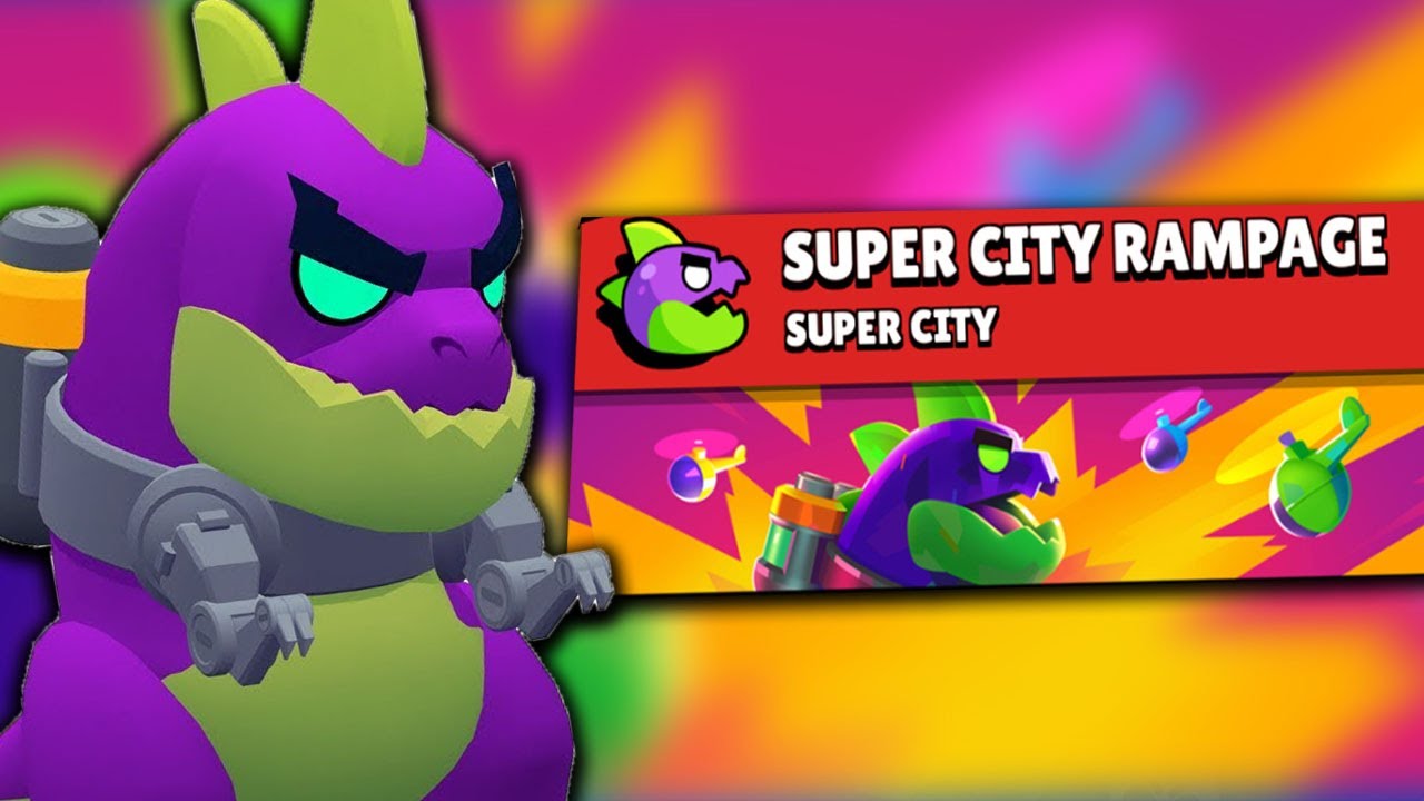 Brawl Stars - SUPER CITY RAMPAGE 😍 Itt az új játékmód! - YouTube