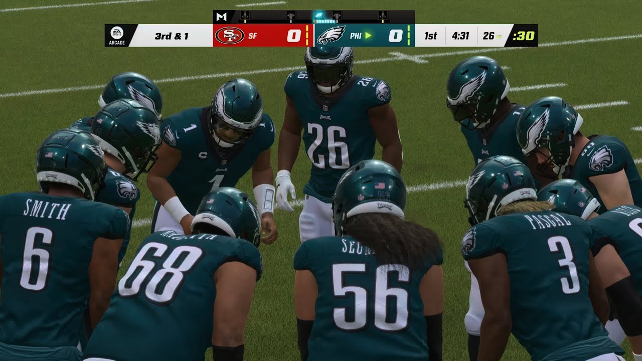 49ERS@EAGLES 2023 NFC CHAMPIONSHIP GAME (PS5 SIM) - YouTube
