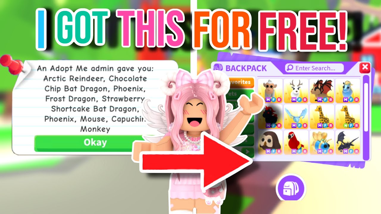 Adopt Me Gives FREE PETS In This SERVER! *REAL* 😱 - YouTube