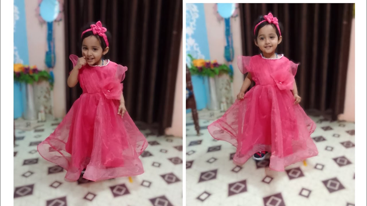baby girl princes frock cutting and stitching vedio Easy method # ...
