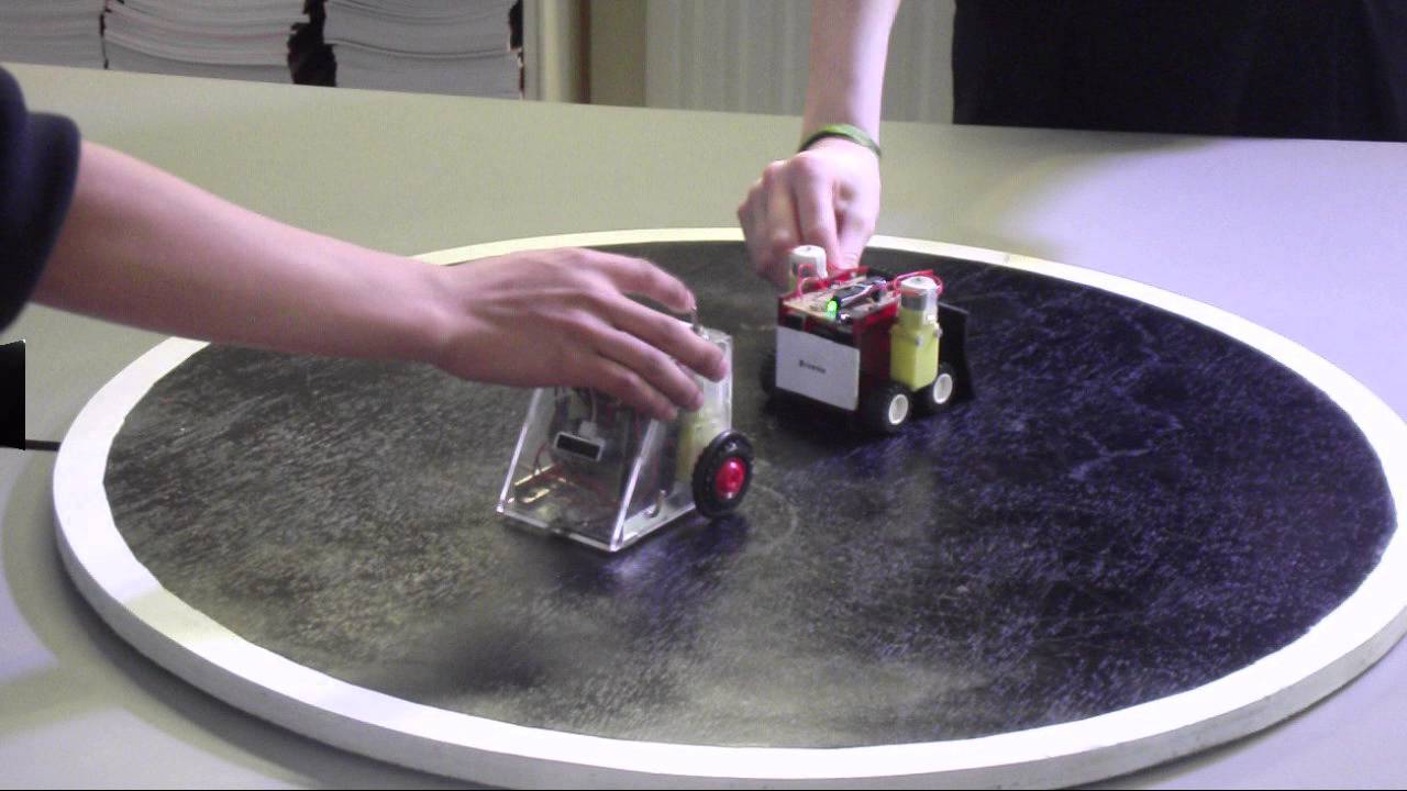 Team Excalibur Irish Junior Mini Sumo Robot Champion 2013 - YouTube