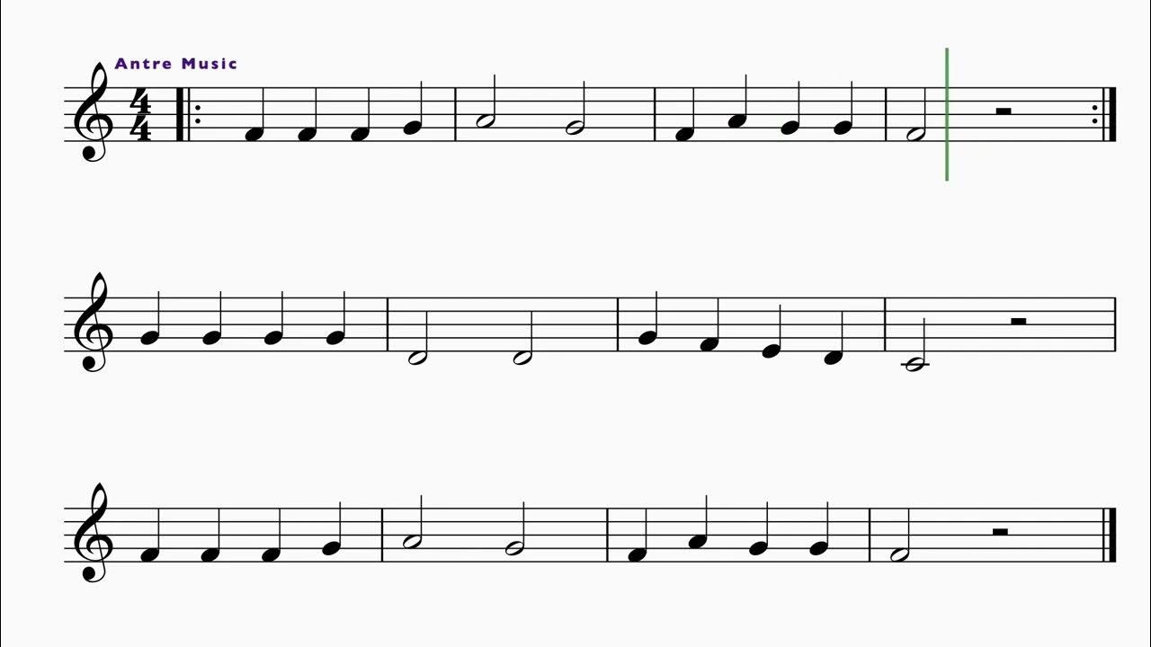 Au Clair de la Lune - Easy Trumpet Sheet Music - YouTube