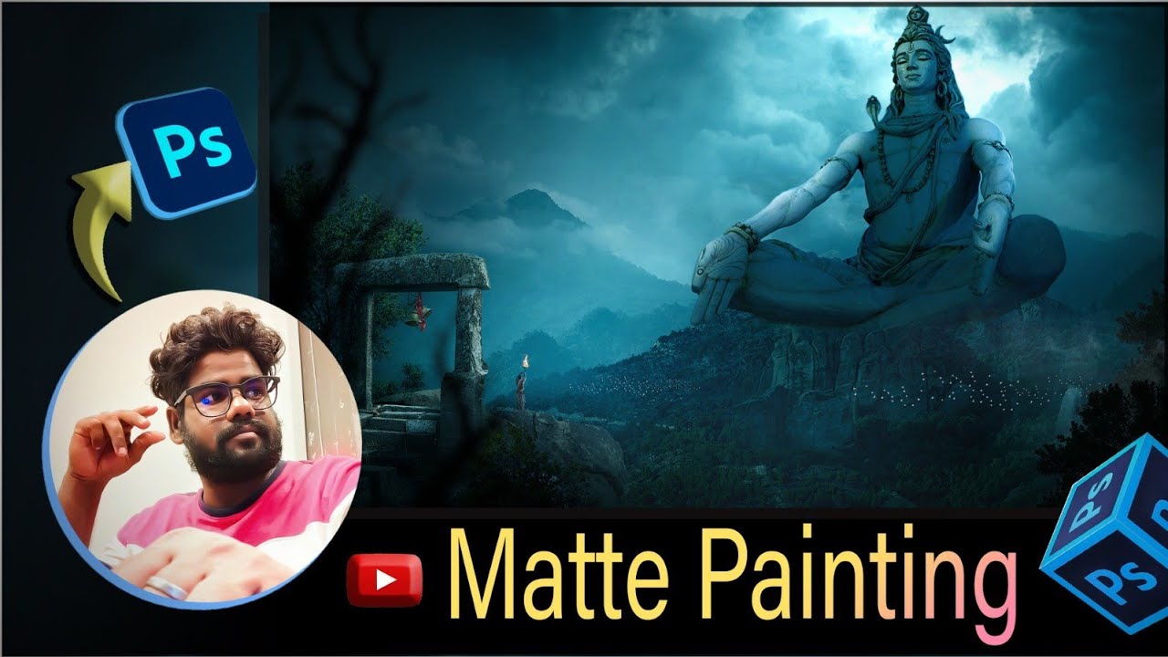 Lord Shiva Concept Art || VFX Background || Matte Painting in Photoshop ...