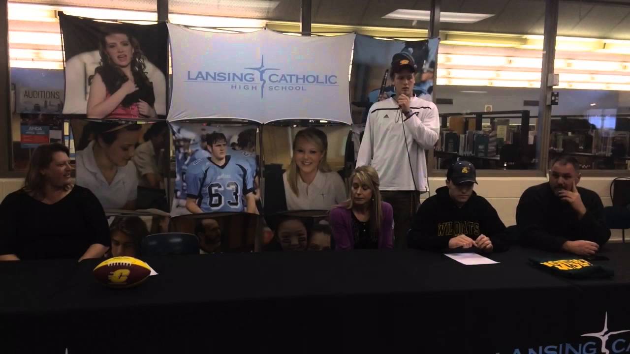 Tony Poljan signs to play football at Central Michigan - YouTube