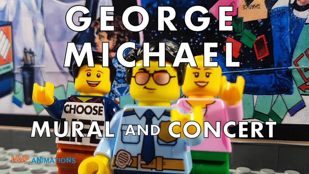 George Michael Mural and Concert - Lego Stop Motion Music Video - YouTube