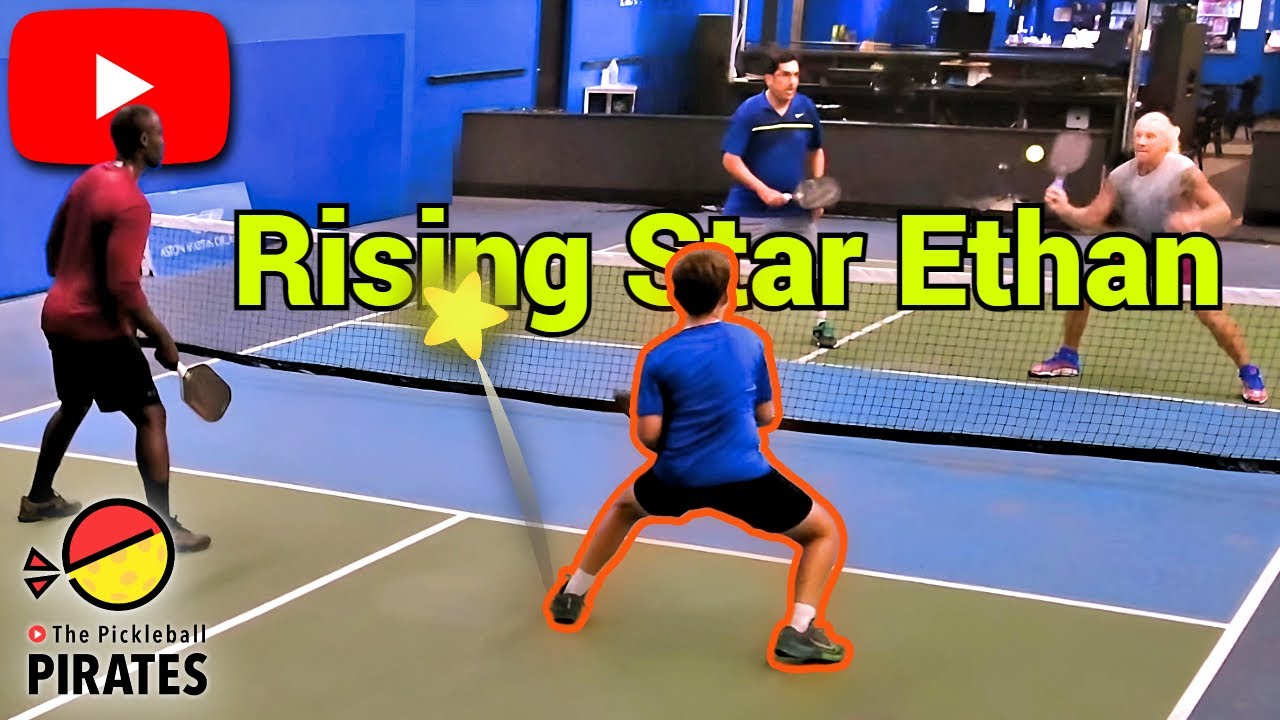 Rising Pickleball Star vs Senior Pros - YouTube