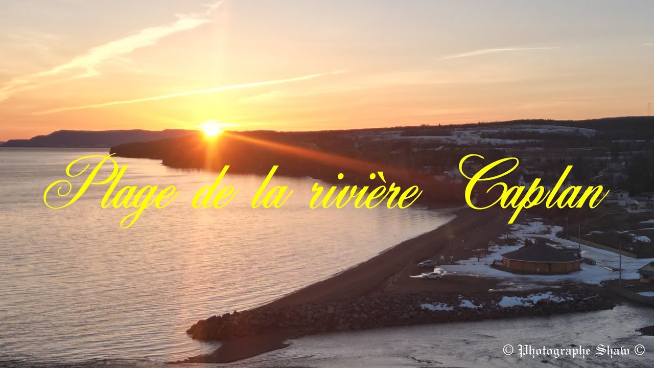 Plage de la rivière Caplan Gaspesie Québec Canada 🍁 Mavic Mini3 Pro 😊 ...