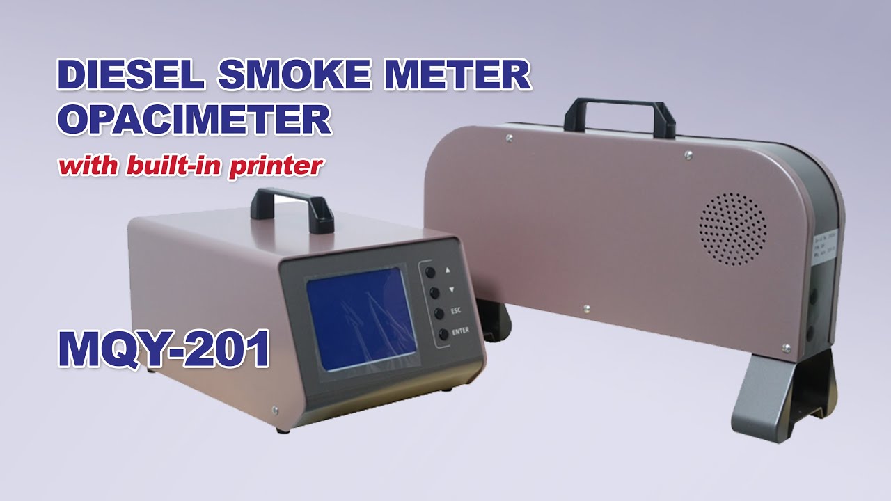 MQY-201 Diesel Smoke Meter Opacimeter - YouTube