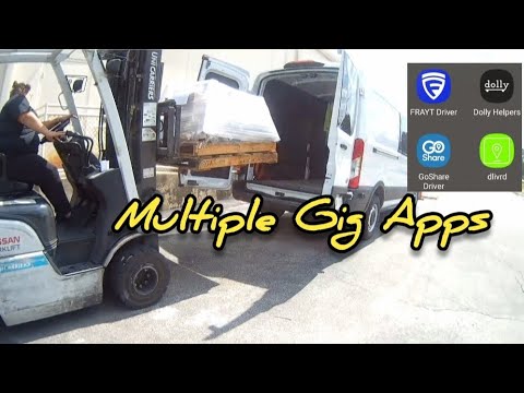 Why you MUST have multiple gig apps for the cargo van - YouTube