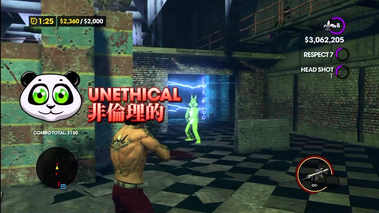 Saints Row The Third Professor Genki's 02 Medium. Gameplay Commentary ...