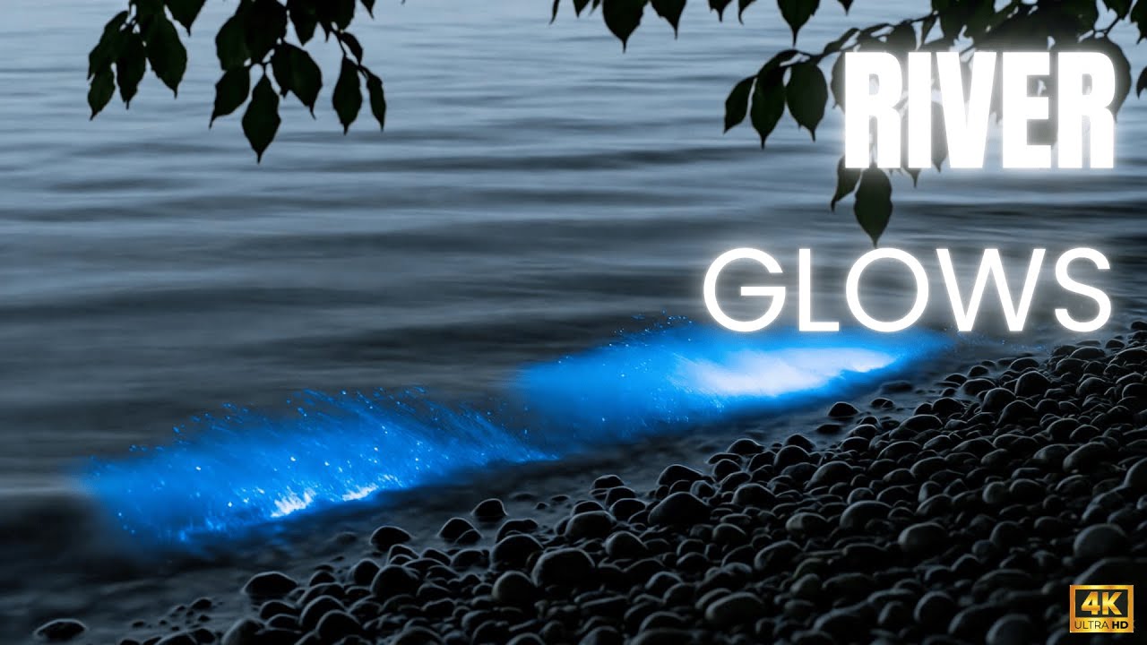 💡 RIVER GLOWS | Bioluminescence Along the Shore - YouTube