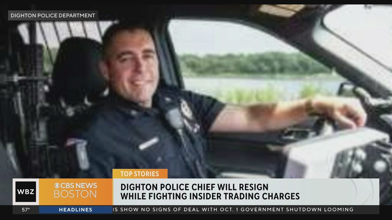 Dighton police chief will resign while facing insider trading charges ...