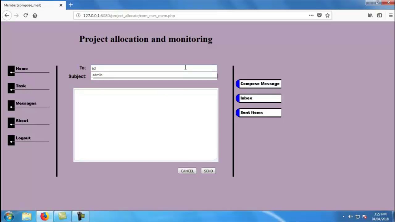 Project Allocation and Monitoring Management System | Student Projects ...