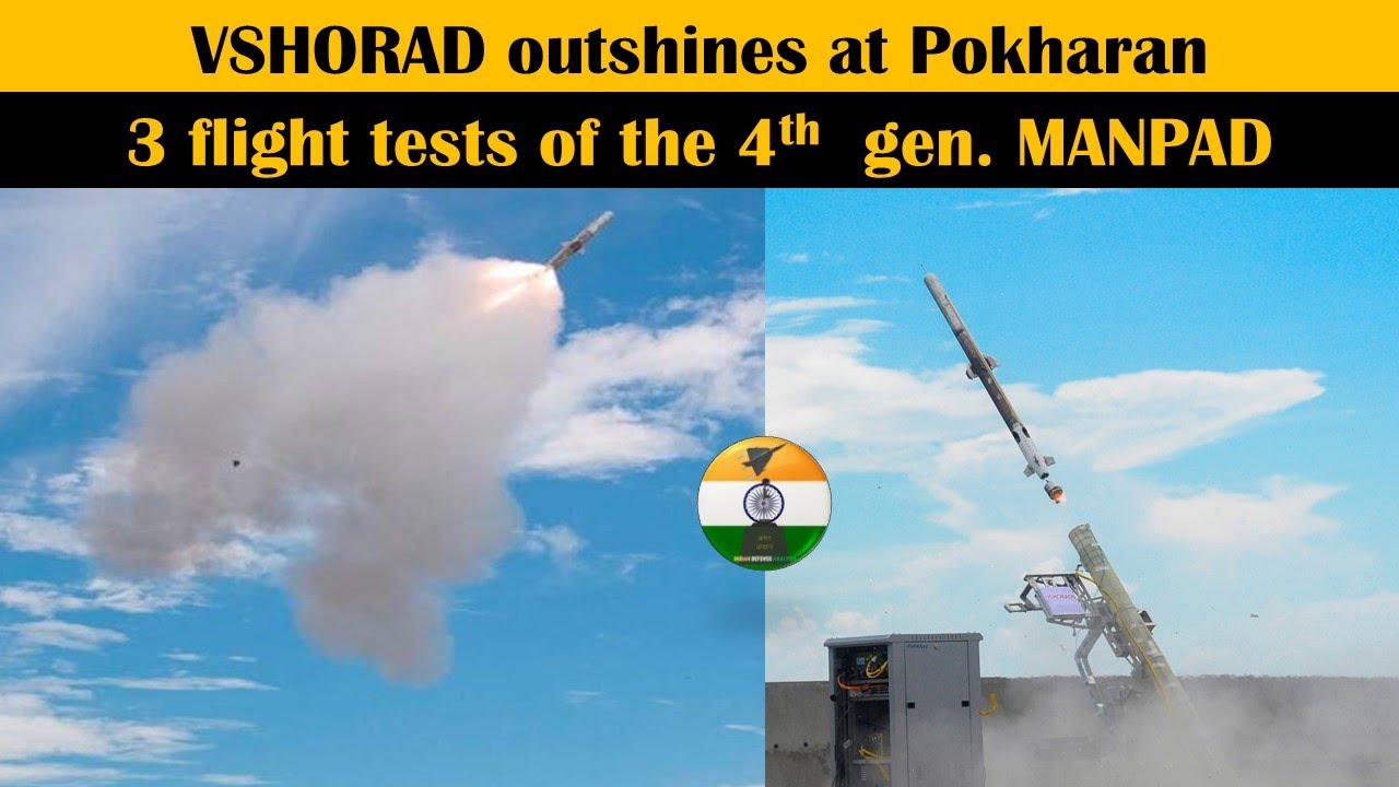 #DRDO VSHORAD has been successfully tested with repeatability of hit to ...