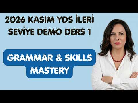 2026 KASIM YDS İLERİ SEVİYE DEMO DERS