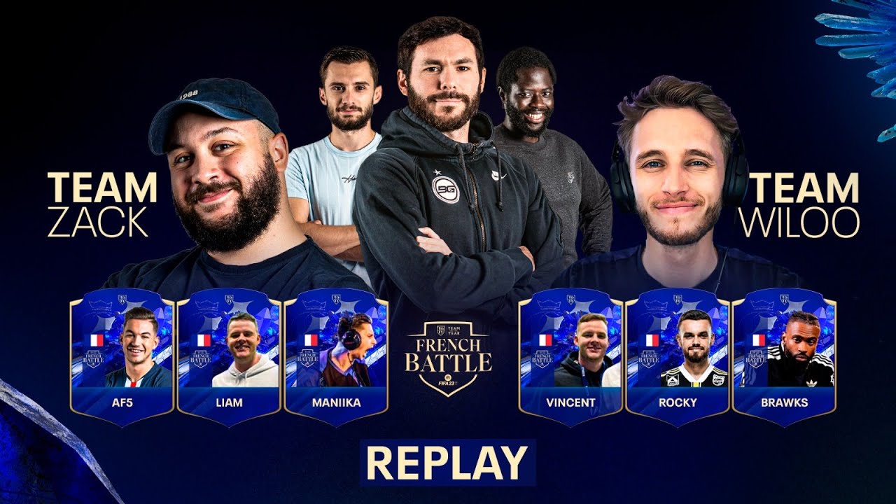 TOTY FRENCH BATTLE : Team Wiloo vs Team Zack ! FIFA 23 (Replay) - YouTube