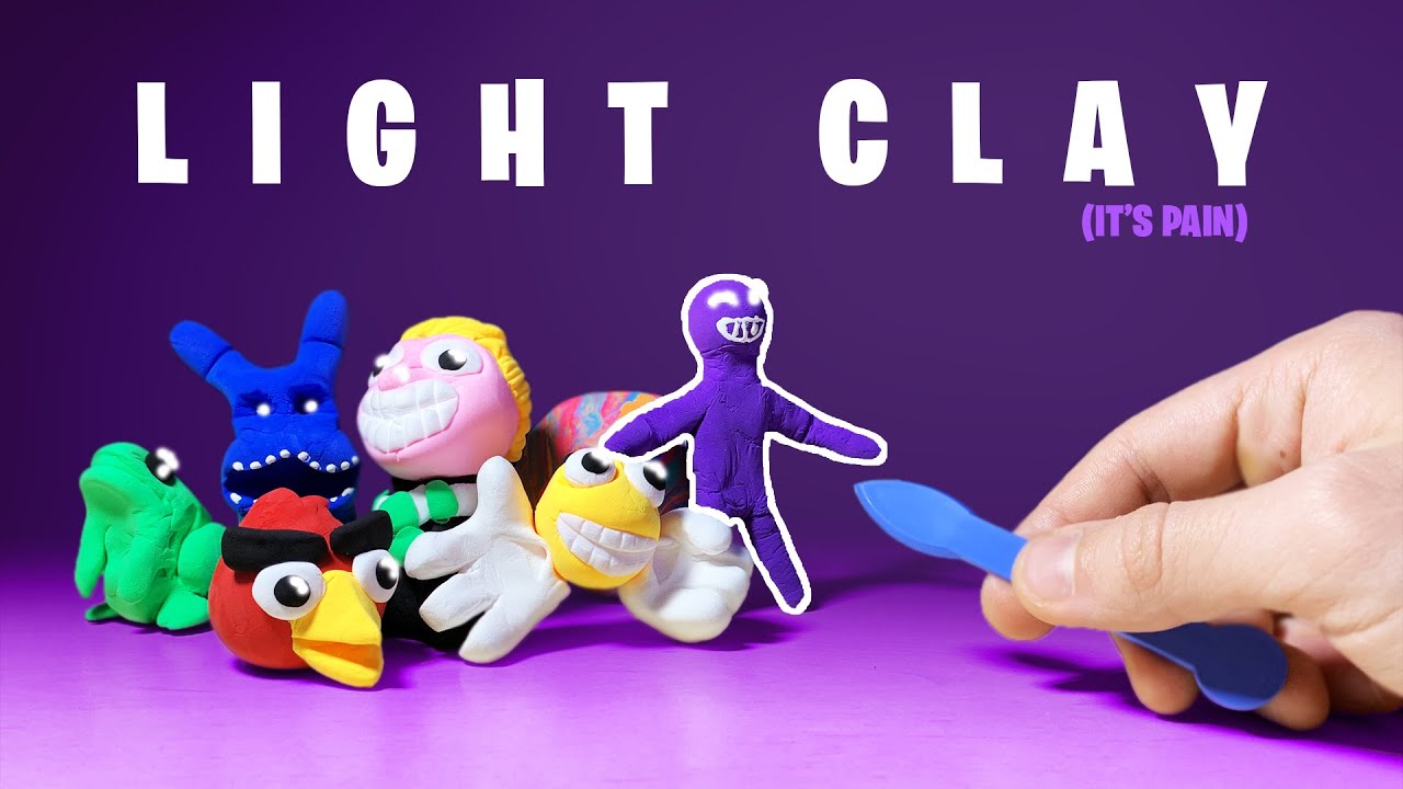 Trying Light Clay for the first time ever - YouTube