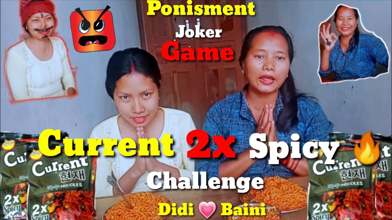 2x spicy noodles challenge 🔥| Didi Baini | ponisment Joker - YouTube