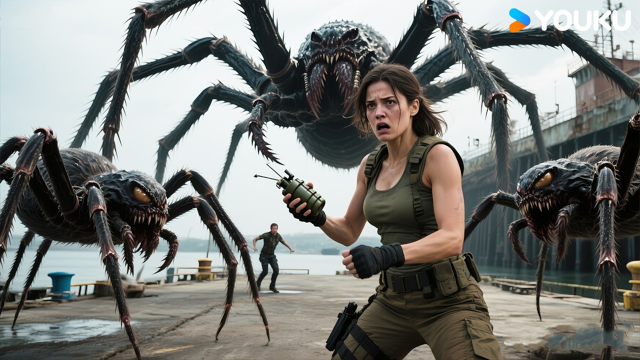 💣🕷️💥Female Mercenary Surrounded by Spiders—Pulls Grenade Pin! | Crazy ...