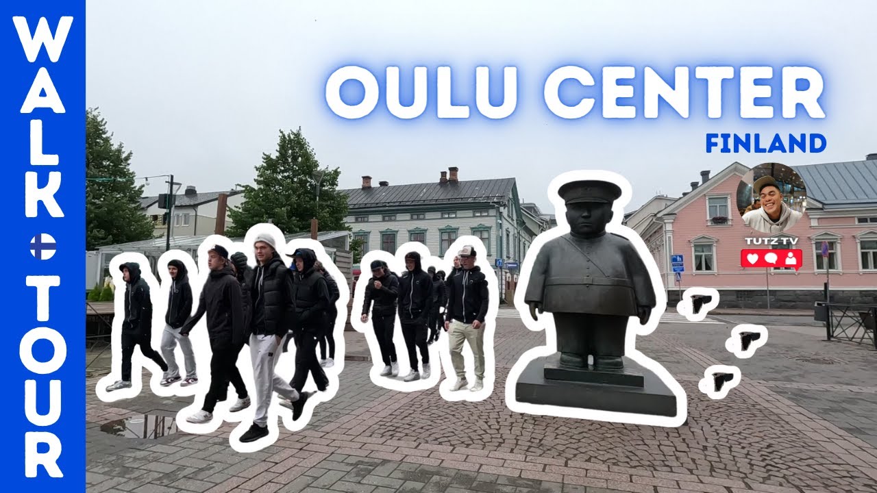 Walk with me in Oulu Center, Finland - YouTube
