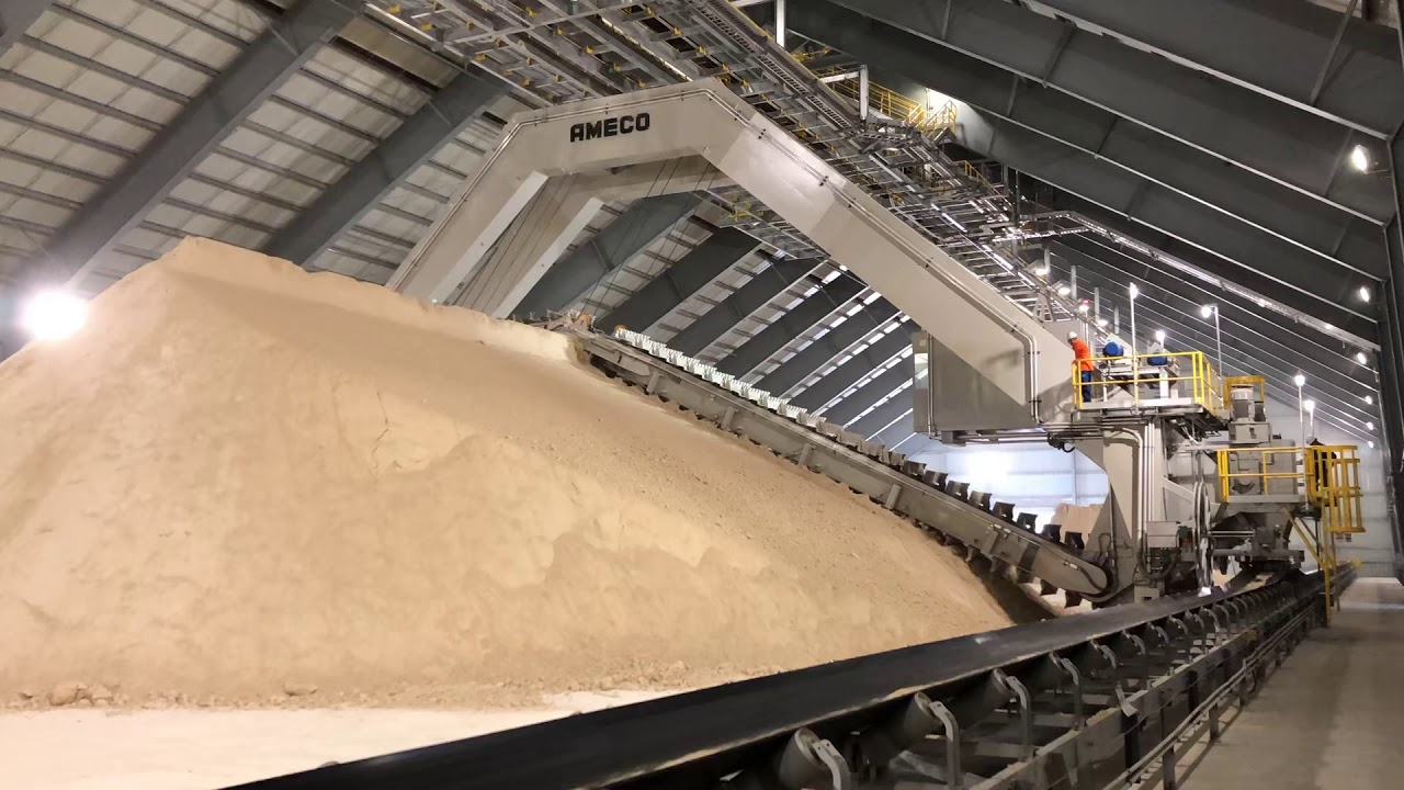 AMECO Group - Portal Scraper Reclaimer: front view (timelapse) - YouTube