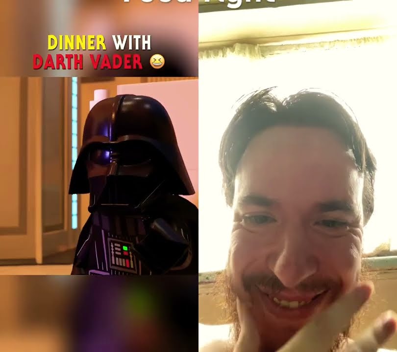 Darth Vader throwing food at Han Solo 🤣 - YouTube