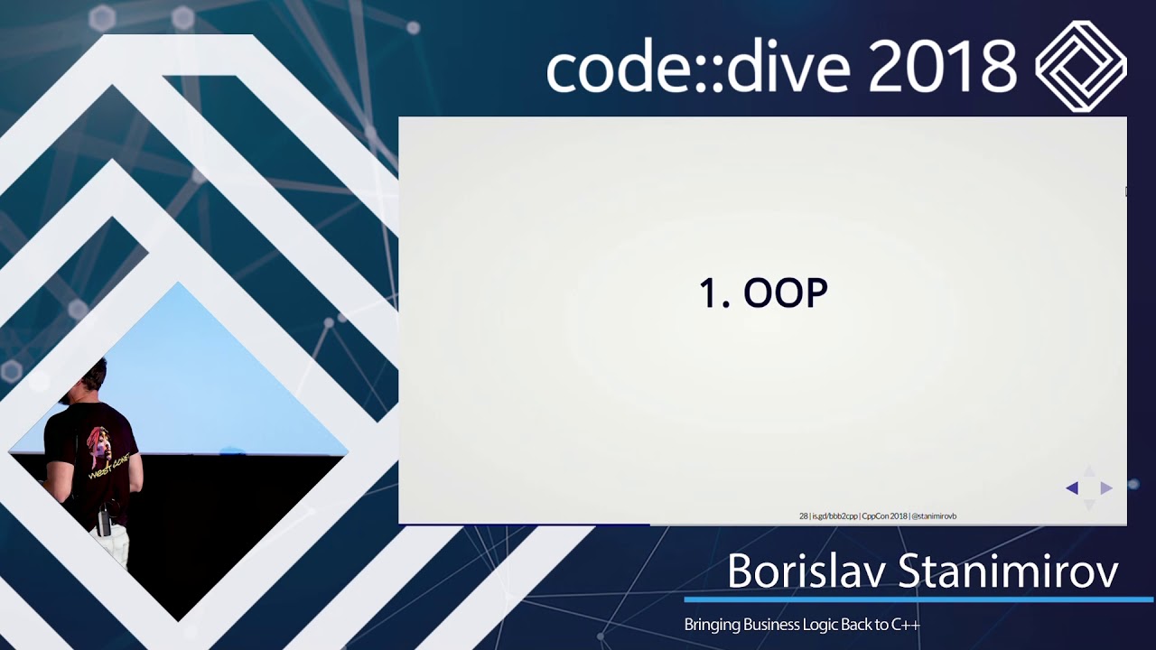 Bringing Business Logic Back to C++ - Borislav Stanimirov - code::dive 2018 - YouTube