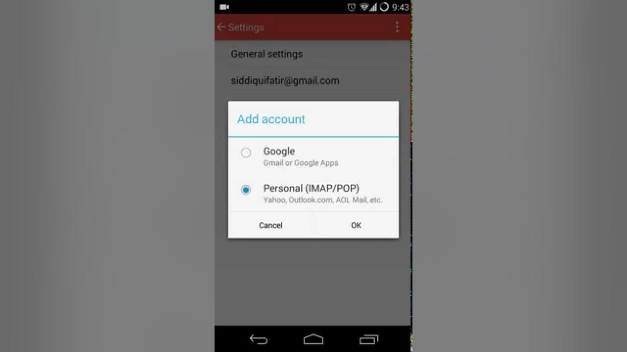 How to Configure Office 365 Email on Gmail App - YouTube
